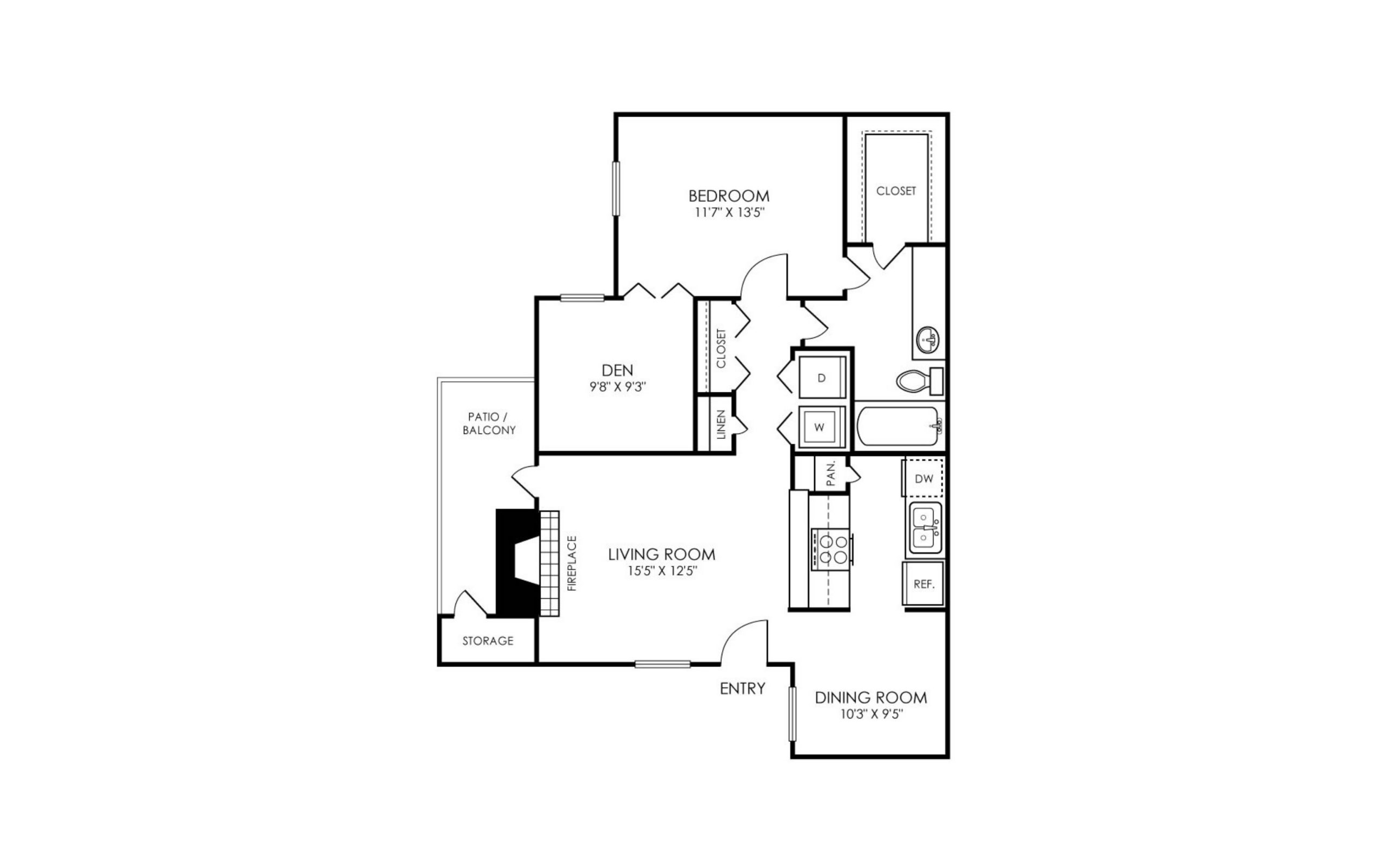 Apartment Floorplans in Katy, TX | The Sutton